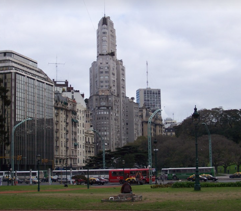 Edificio Kavanagh en Buenos Aires, Argentina.